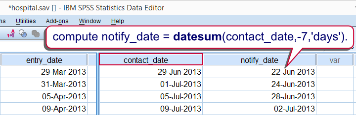 Spss Datetime Variables Basics 5285
